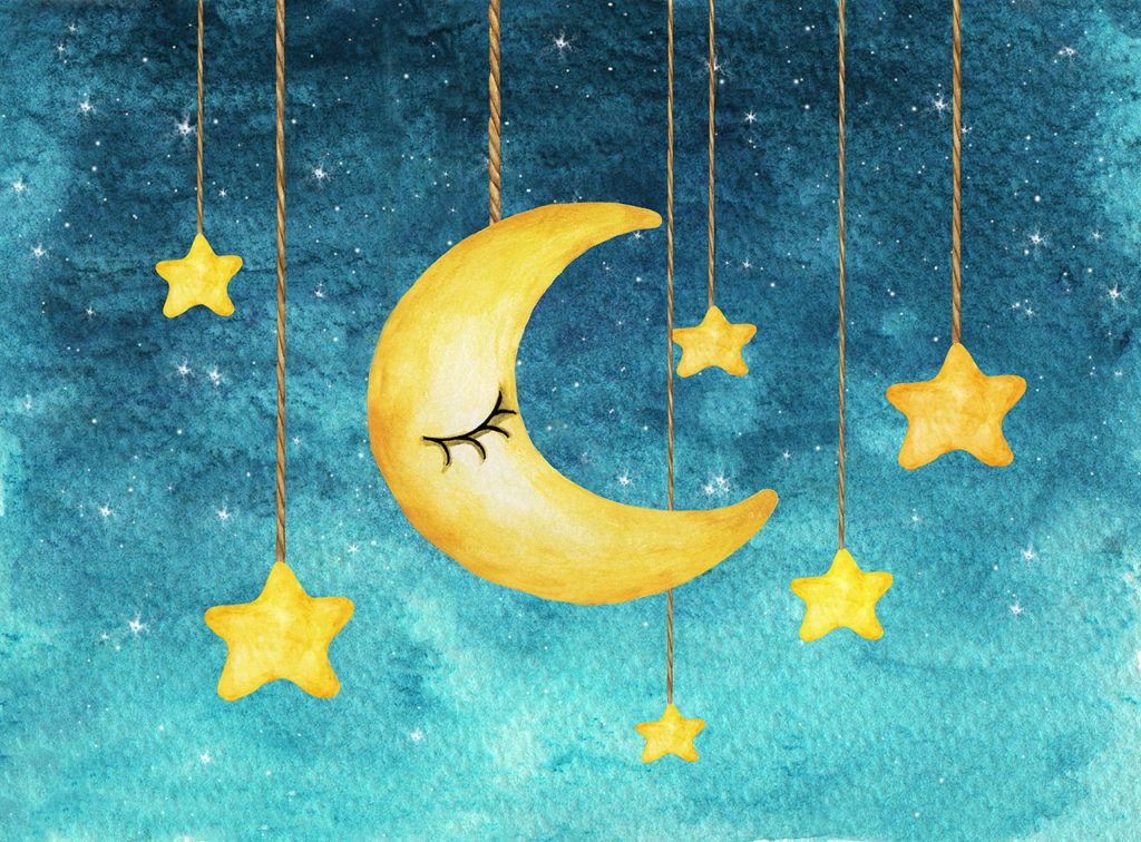 HVN18 Hanging Moon and Stars – Studio Backdrops